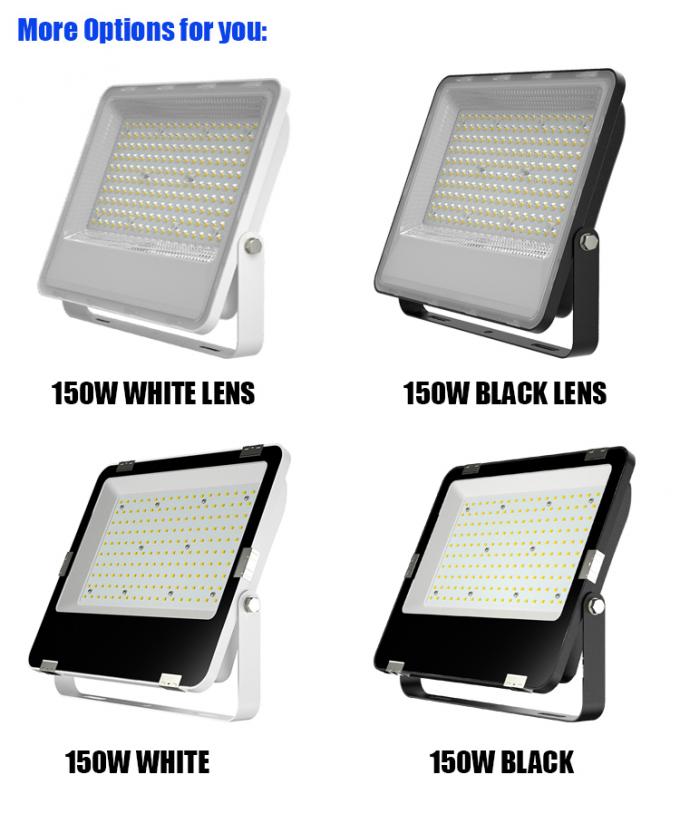 60deg LED Outdoor Floodlight White Reflector With Pir 100 150 200Watts