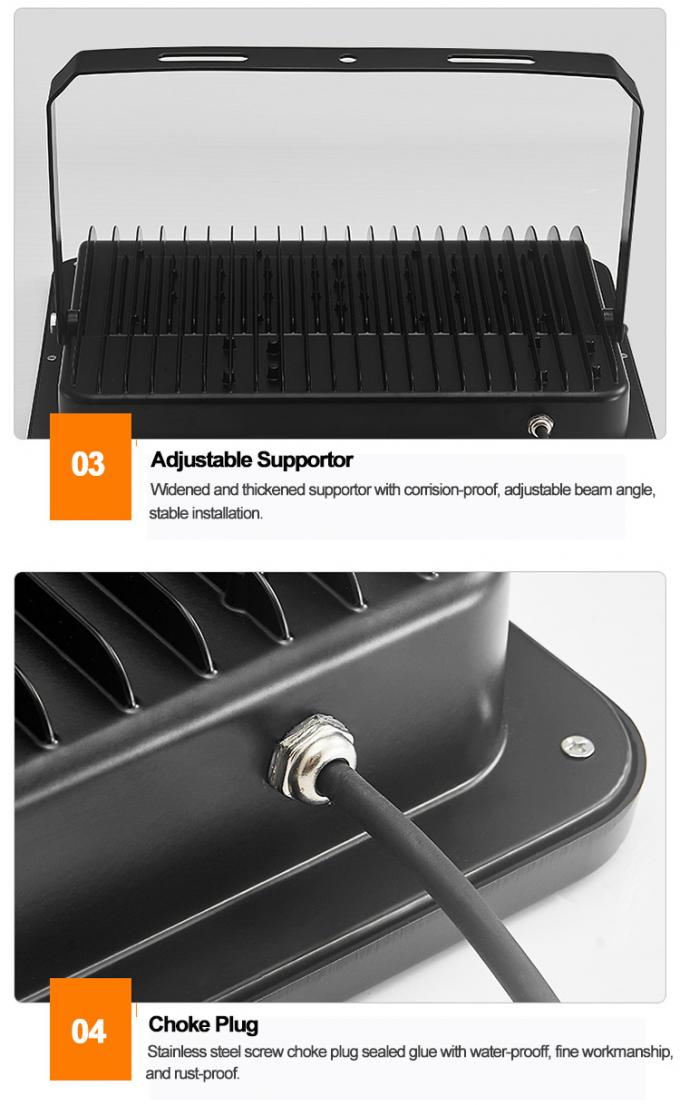 Outdoor White LED 200W Floodlight IP66 Waterproof